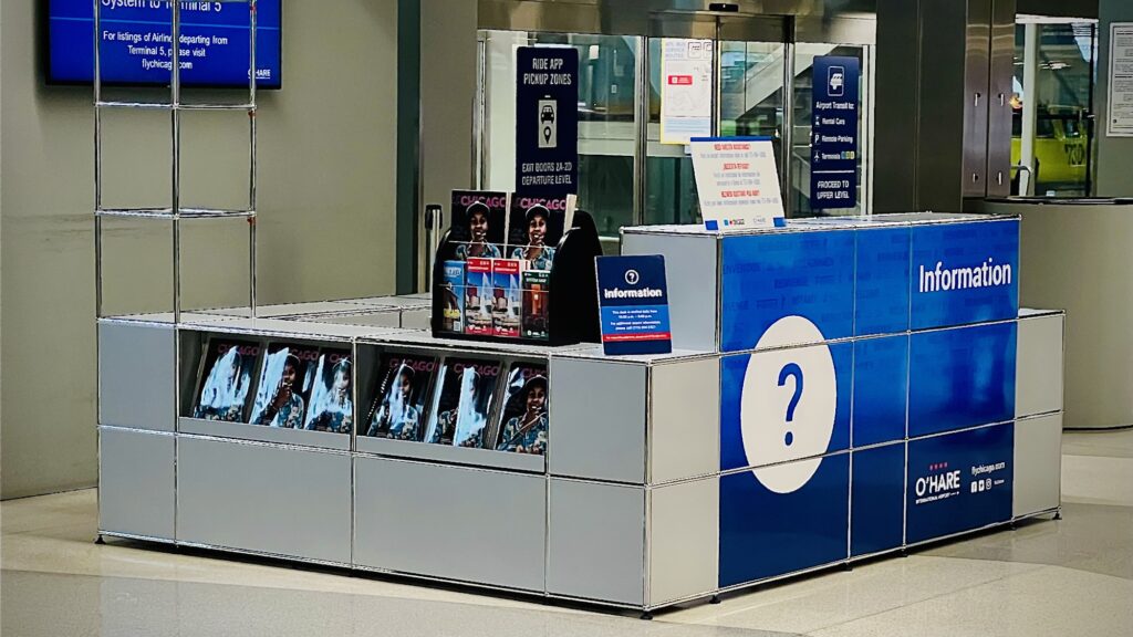 USM 230614 ORD Info Counter - Airport Suppliers