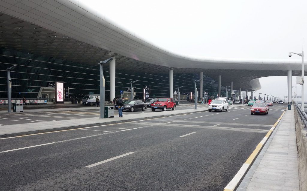 Shenzhen Bao an International Airport New Terminal Entrance 20141203 shenzhen-bao-an-international-airport-new-terminal-entrance-20141203