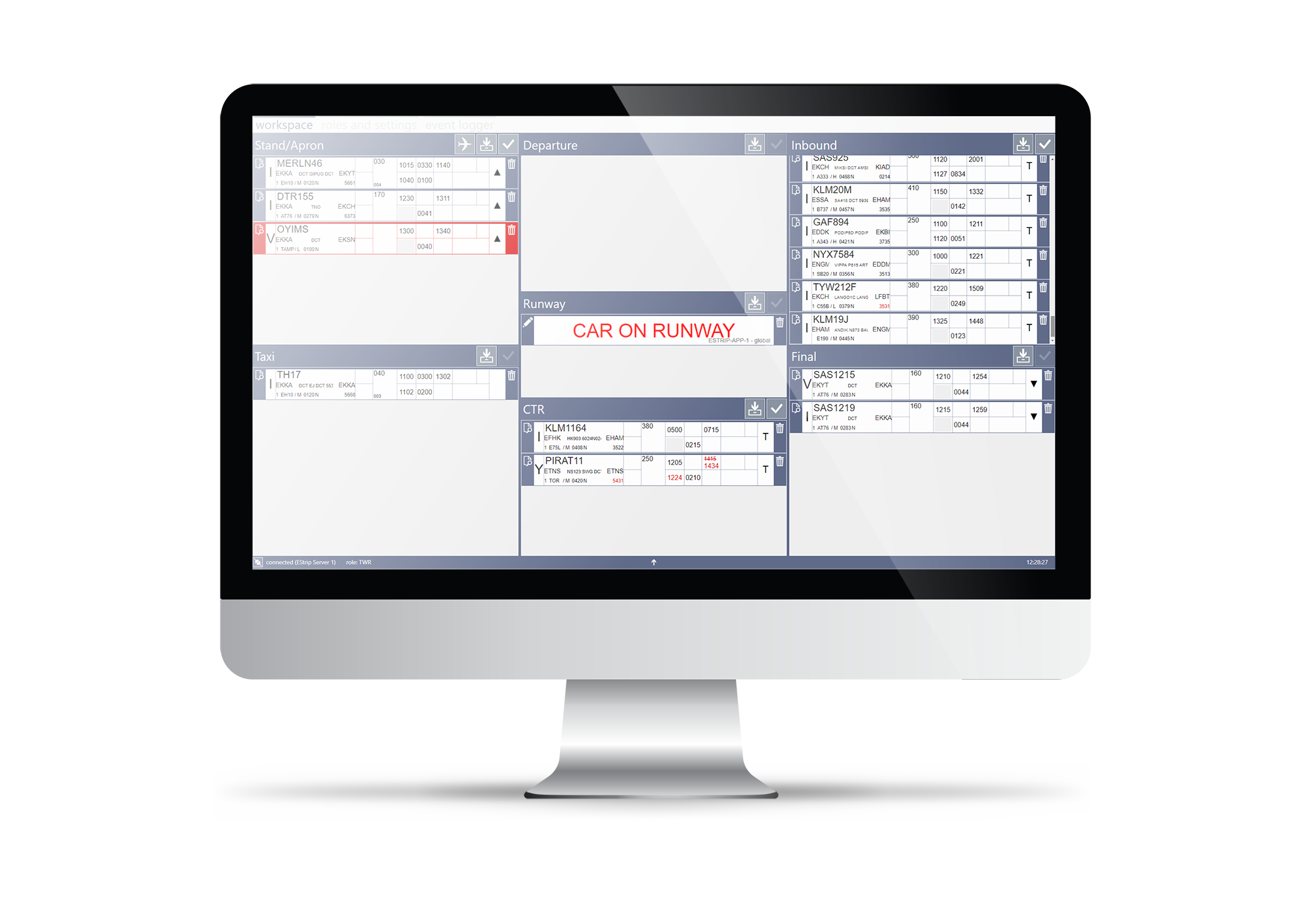 Insero E-STRIP - Electronic Flight Strip System - Airport Suppliers