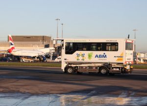 ABM Invests in the UK's First Electric Boarding Vehicle for Passengers with Reduced Mobility