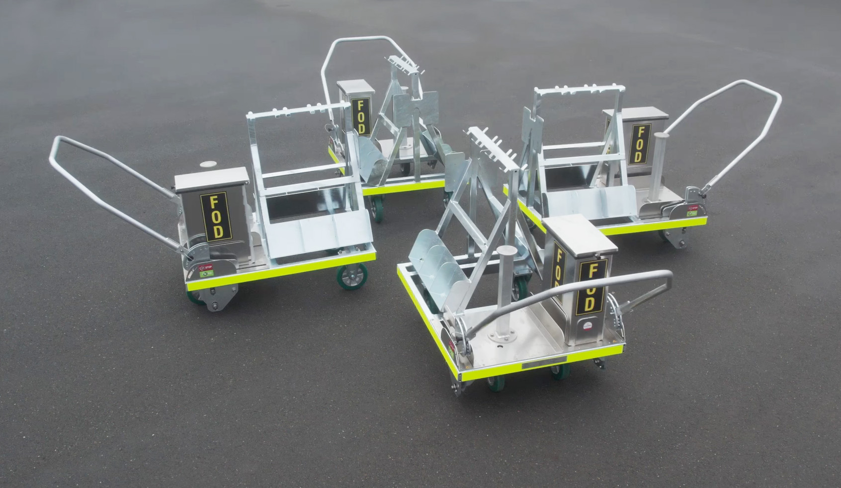 Traviation primary image 1_Hand-Guided Apron Trolley travi ML - Airport ...